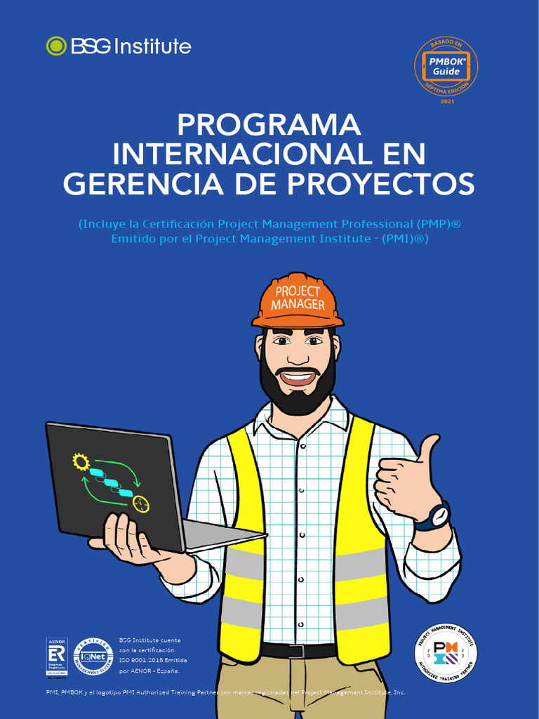 Brochure - Programa Internacional en Gerencia de Proyectos | Descargar gratis PDF | Profesional ...