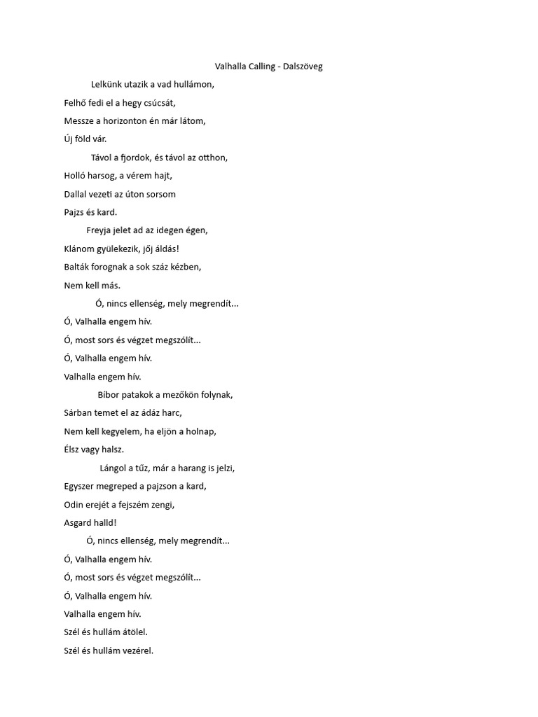 Valhalla Calling | PDF