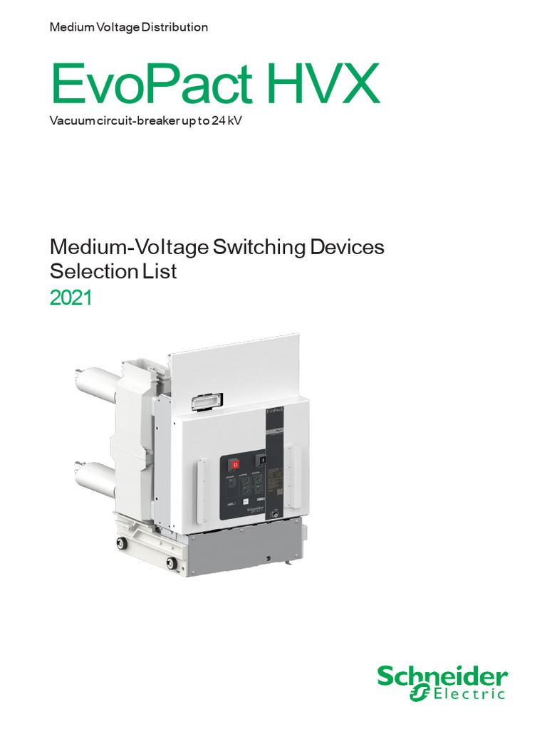 HVX For SE Panel Catalogue & Selection List 290721 | PDF | Switch | Relay