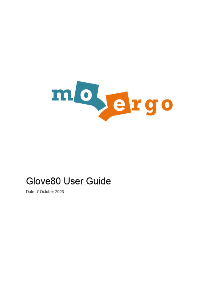 Glove80 User Guide and Setup Instructions | PDF | Booting | Usb