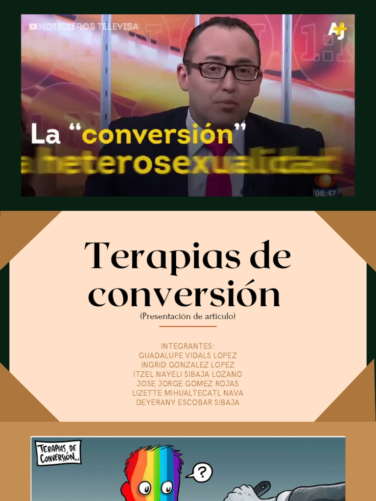 Articulo - Terapias de Conversión | PDF | Trastorno mental | Homosexualidad