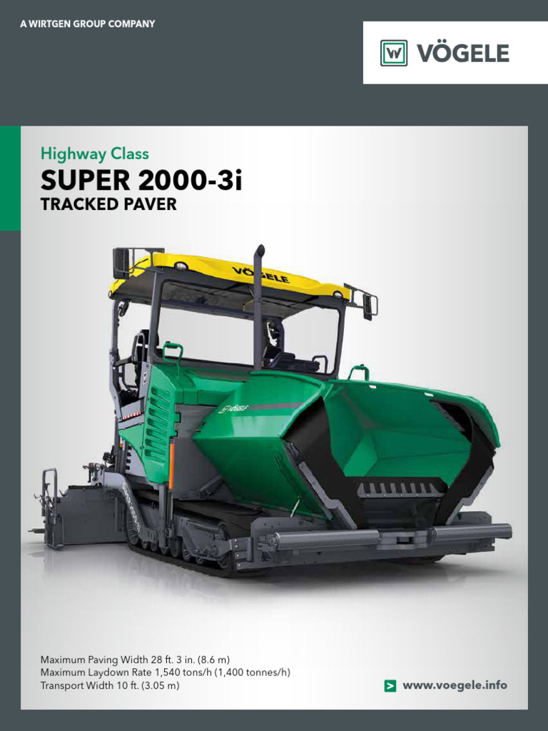 Ficha Vogele | PDF | Engines | Diesel Engine