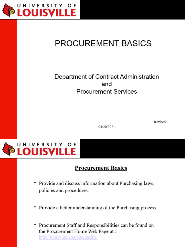 Purchasing Basics | Download Free PDF | Procurement | Request For Proposal