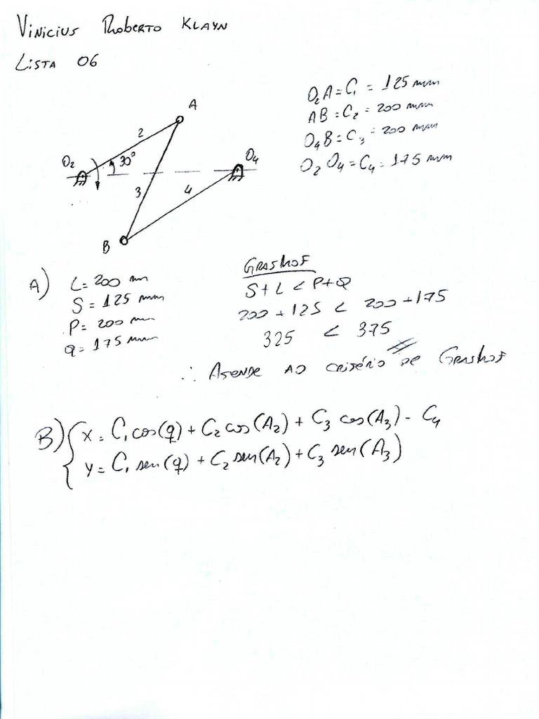 2 - 2 Lista 06 - Vinicius Roberto Klayn | PDF
