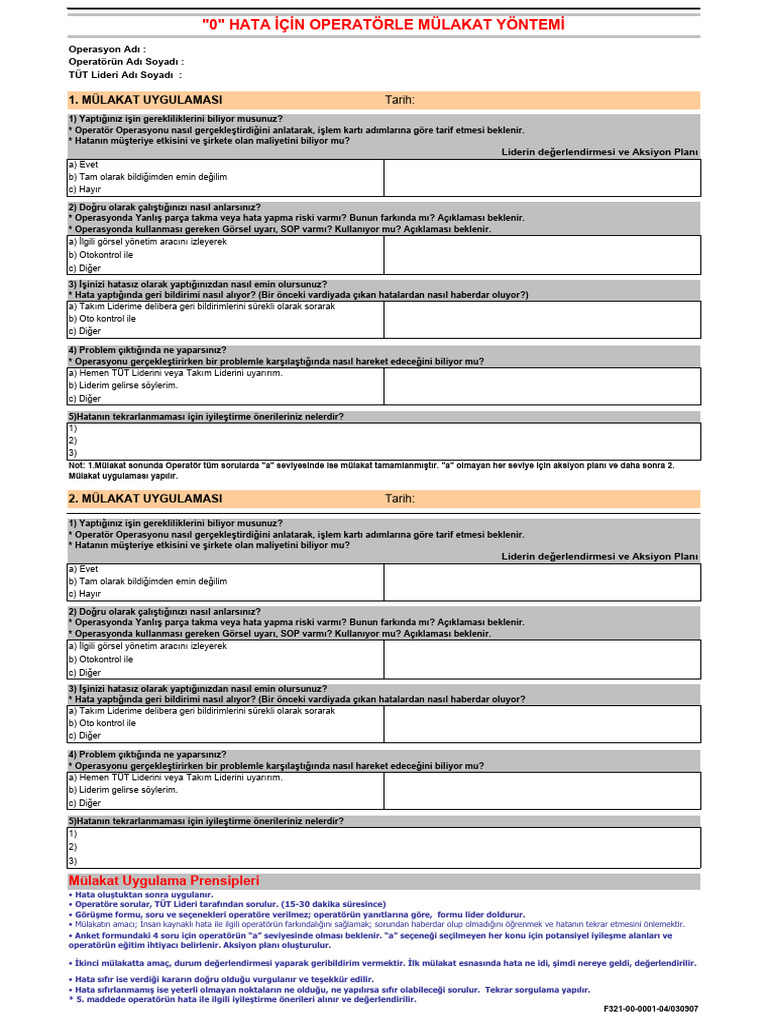 WO TWTTP Mulakat Formu | PDF