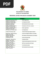 Sessional Dates 2024 25 Academic Year. f1 | PDF | Academic Term