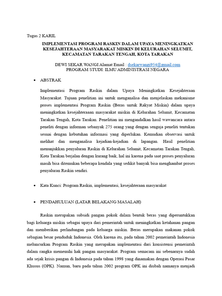 Karil Tugas 2 Dewi | PDF