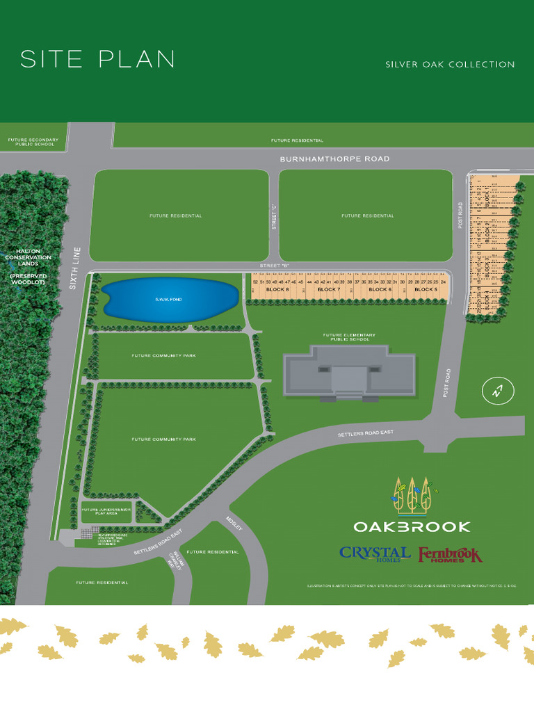 Oakbrook Silver Oak Collection Siteplan | PDF | Théorie (échecs) | Échecs