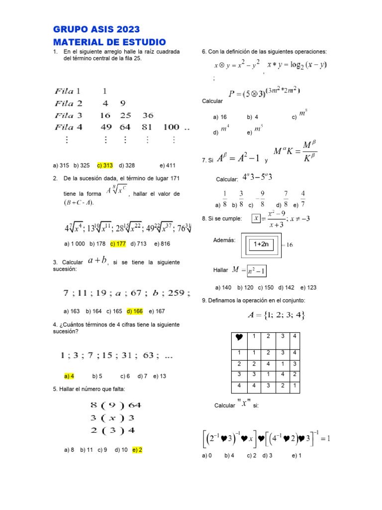 Grupo Asis 2023 Material de Estudio | PDF | Ángulo | Geometría Convexa
