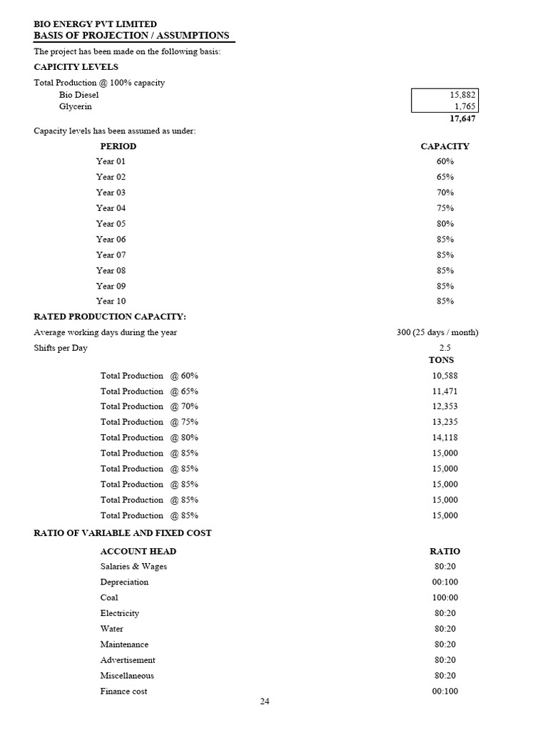 Villa Paraiso Projections | PDF | Net Present Value | Financial Services