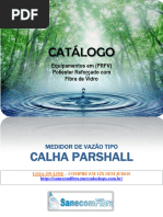 Manual de Calha Parshall: Instalação e Operação | PDF | Materiais de ...