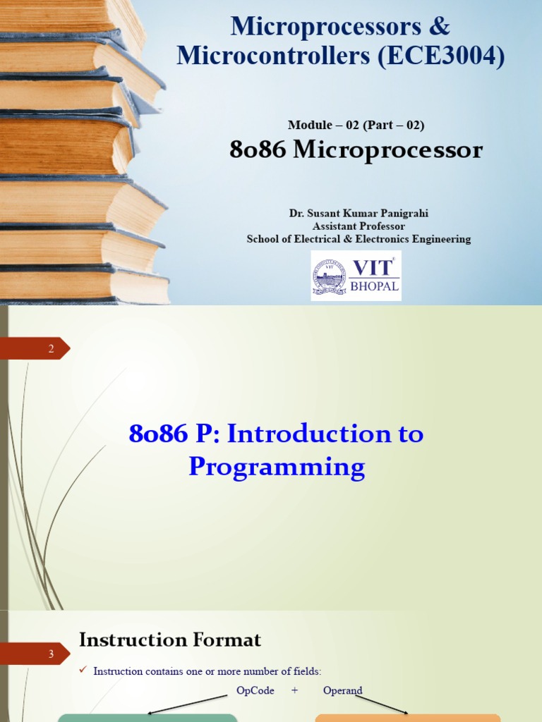 Mpmc Unit 02 Part 02 Pdf Assembly Language Programming