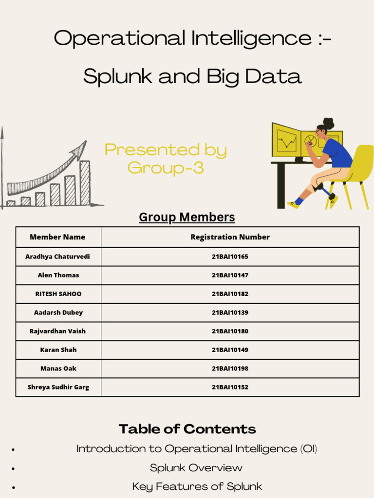 Group 3 (Operational Intelligence in Splunk) | PDF | Big Data | Predictive Analytics