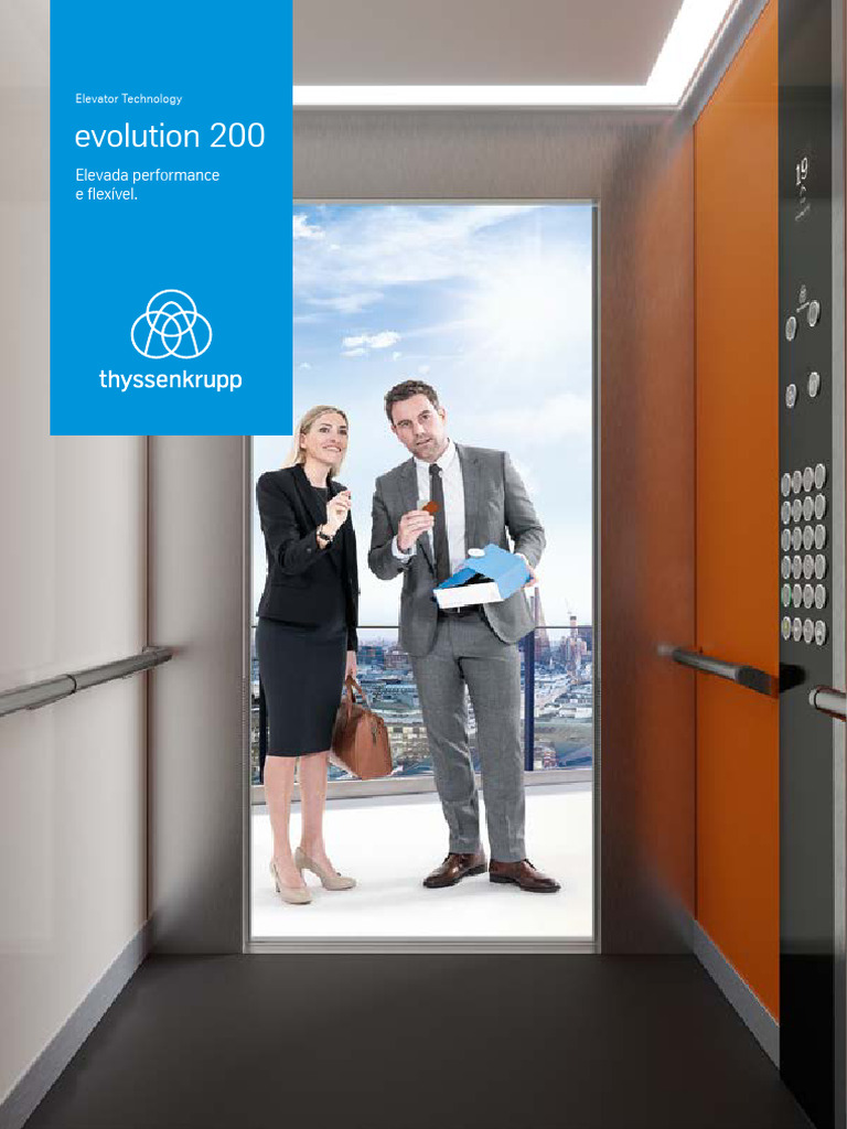 Thyssen Brochure Evolution 200 PT | PDF | Qualidade (negócios) | Uso eficiente de energia