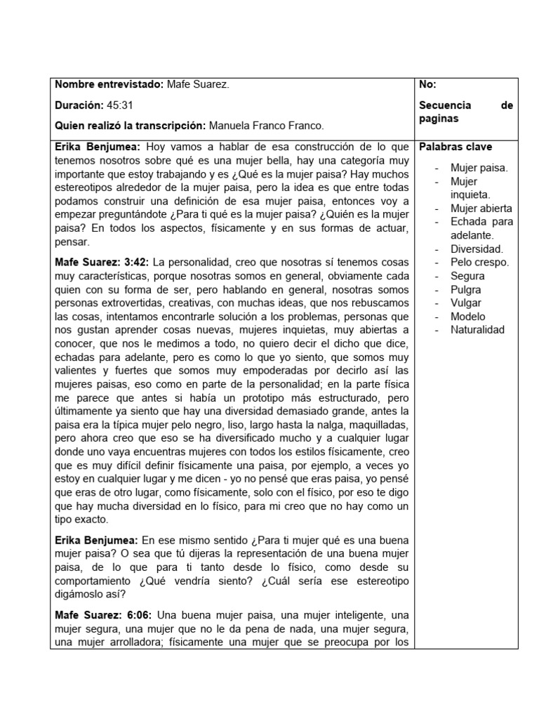 MAFE | PDF | Verdad | Pelo