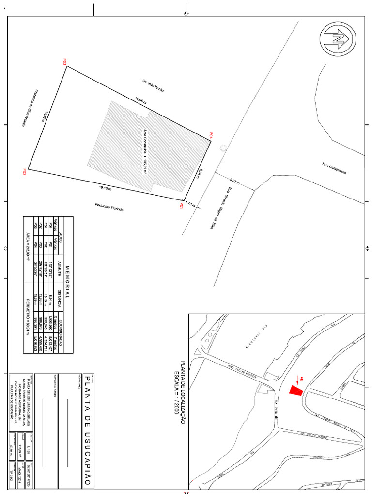 Planta Usucapião | PDF