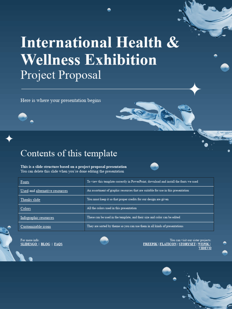 International Health & Wellness Exhibition Project Proposal by Slidesgo ...