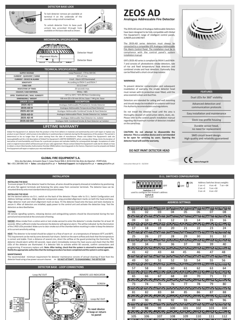 Zeos Ad Manual | PDF | Sensor | Equipment