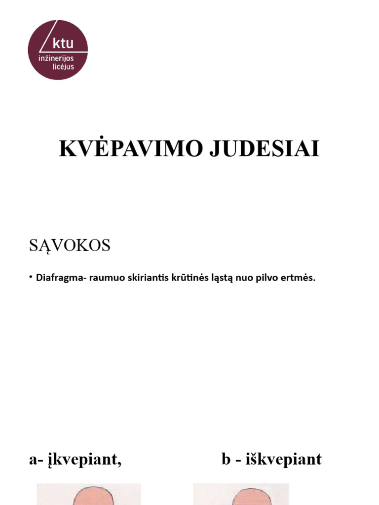 4.kvepavimo Judesiai | PDF