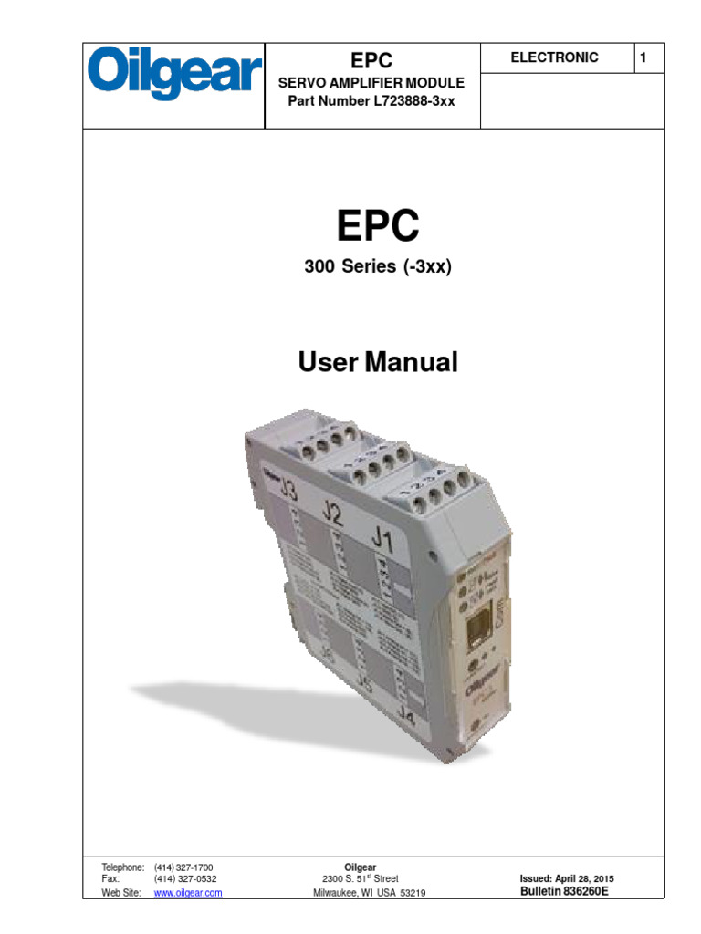 EPC 300 Series User Manual | PDF | Feedback | Amplifier