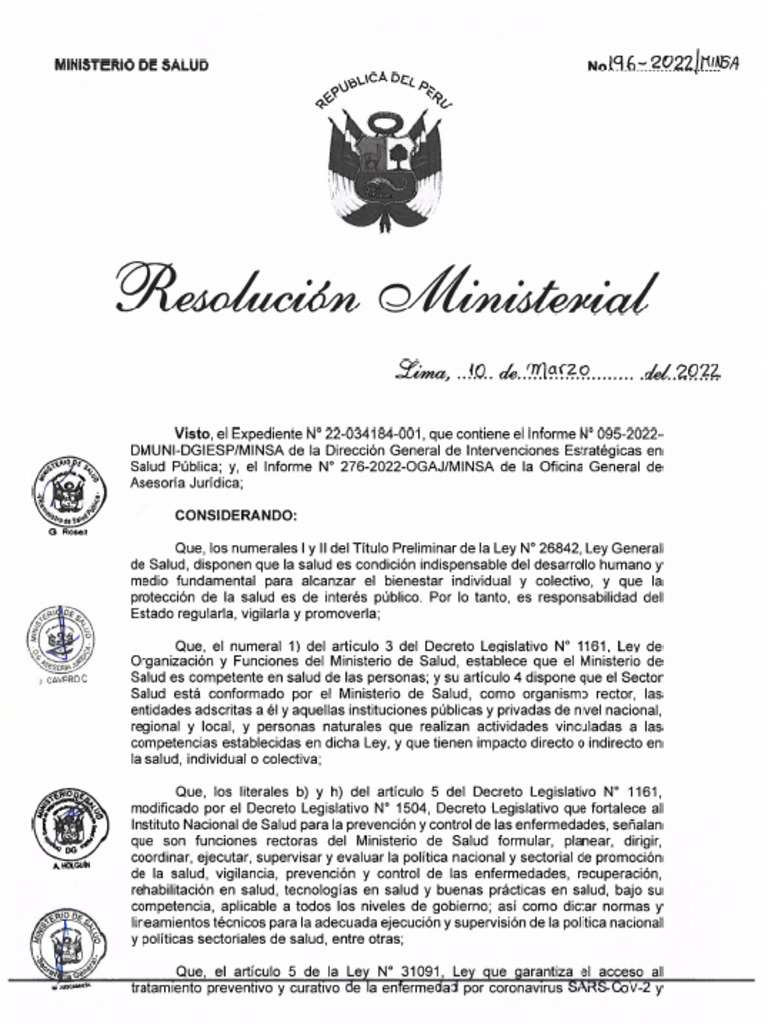 RM 196 2022 Minsa | PDF