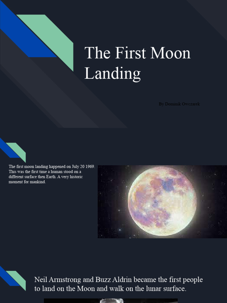 The First Moon Landing | PDF
