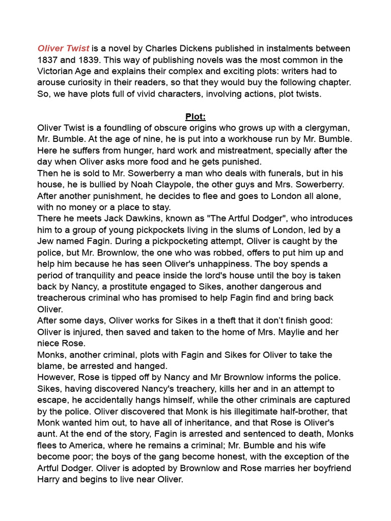 Oliver Twist | Download Free PDF | Oliver Twist | Nancy (Oliver Twist)