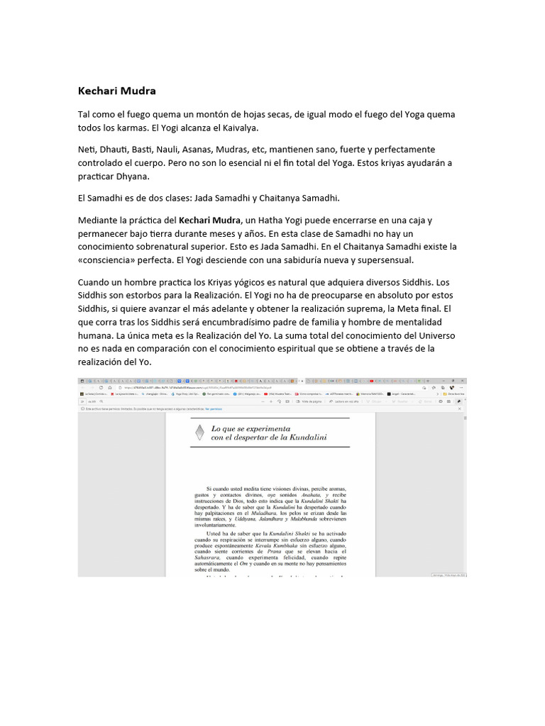 Kechari Mudra | PDF | Yoga | Tantra