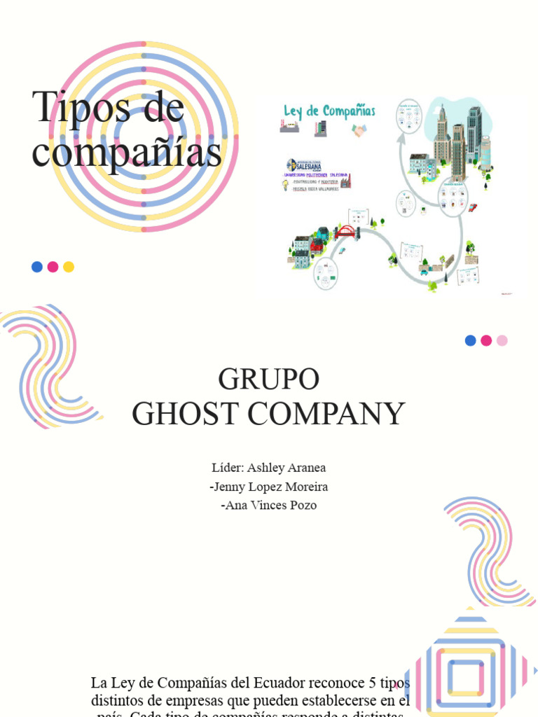 Tipos de Compañías en Ecuador: Guía Completa | PDF | Sociedad de ...
