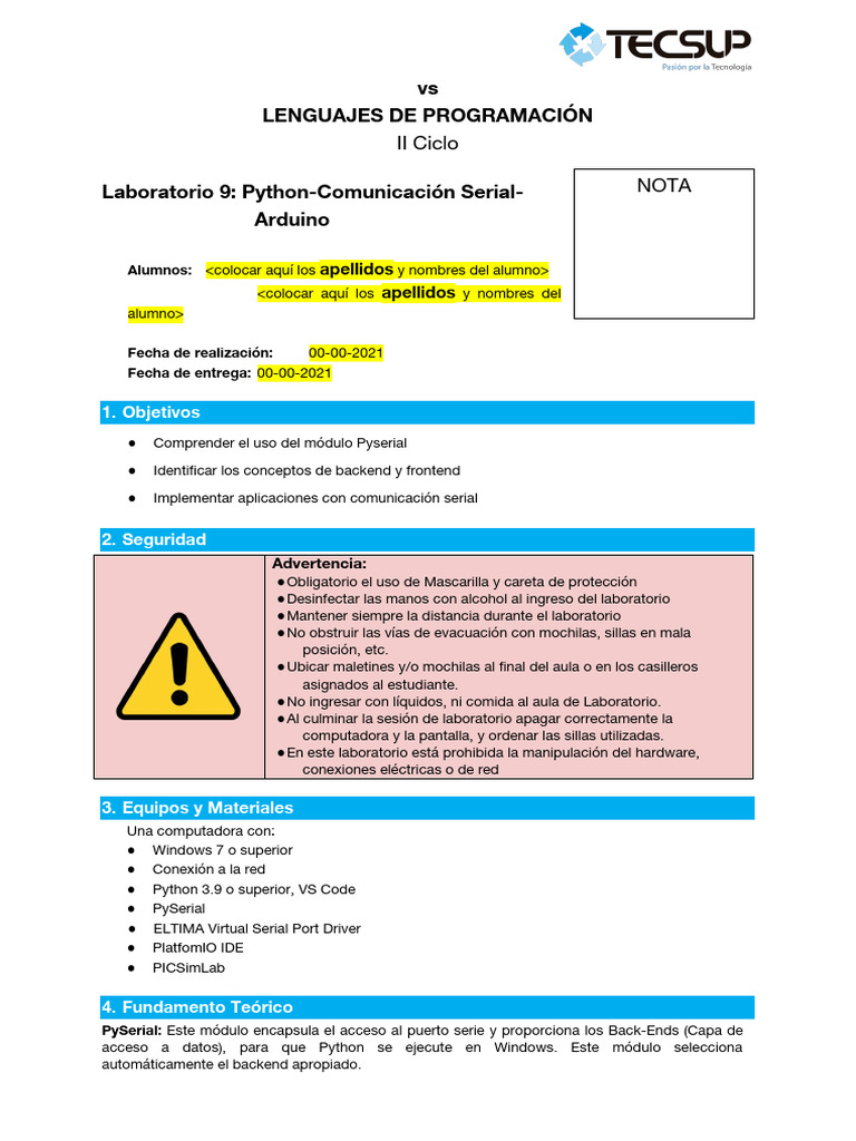 L9V Python Comunicación Serial Arduino | PDF | Python (lenguaje de ... L9V Python Comunicación Serial Arduino | PDF | Python (lenguaje de ...