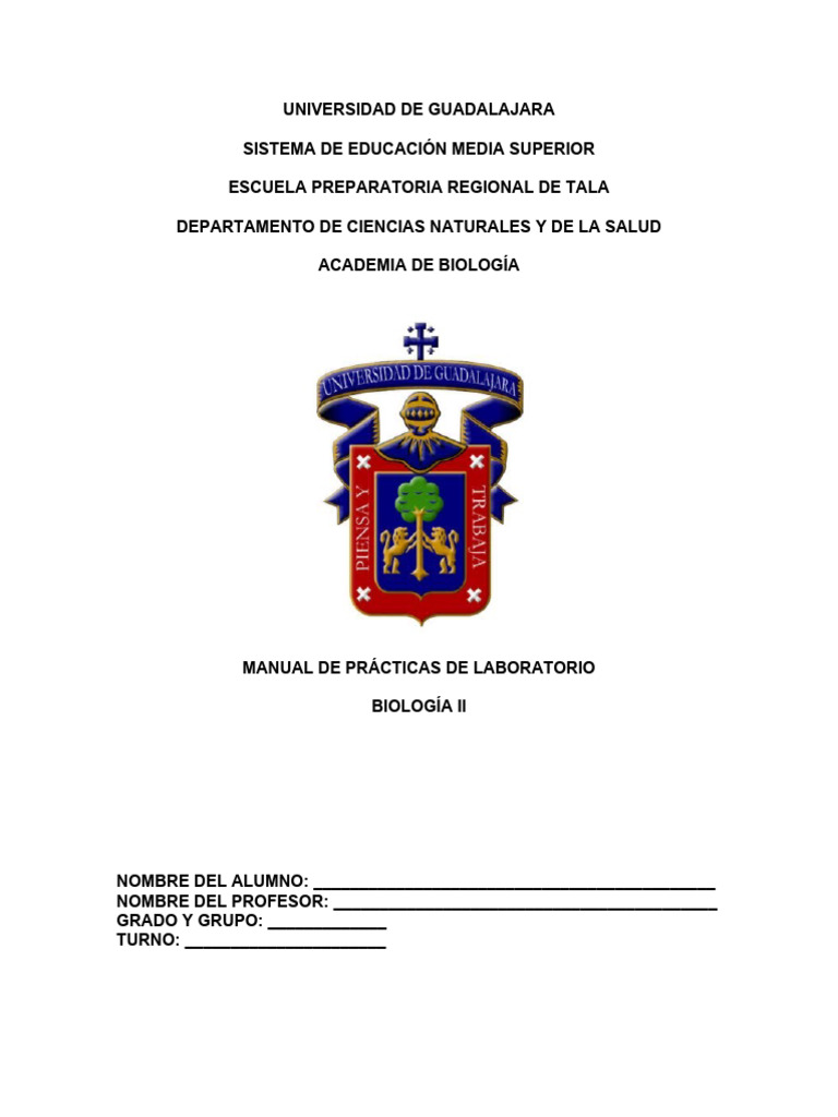Manual de Prácticas de Laboratorio Bio II | PDF | Flores | Molde