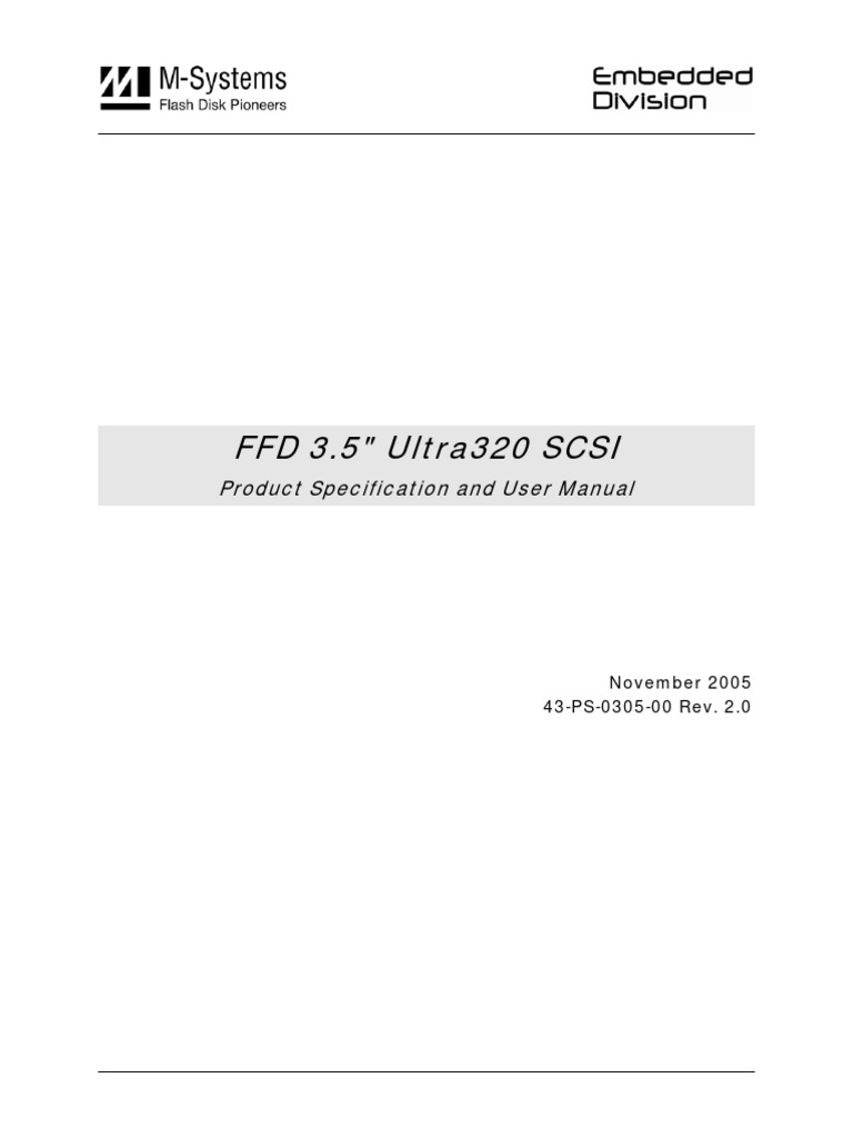 Ultra320 Scsi Um | PDF | Computing | Computer Science