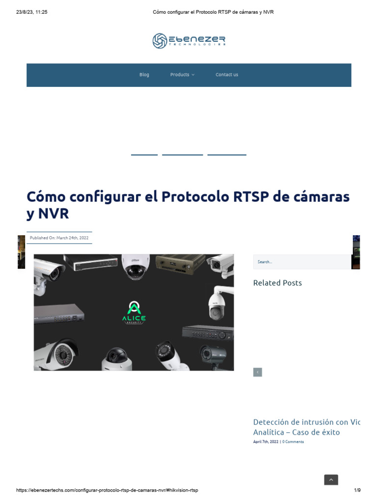 Cómo Configurar El Protocolo RTSP de Cámaras y NVR | PDF | Computación en la nube | Streaming Media