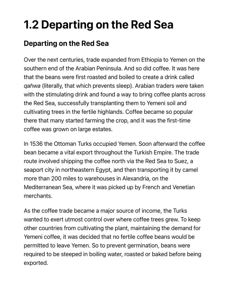 1.2 Departing On The Red Sea - 1.2 Departing On The Red Sea - CA300OE ...