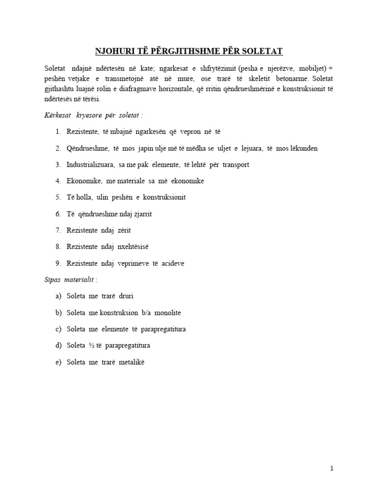 SOLETAT Monolite | PDF