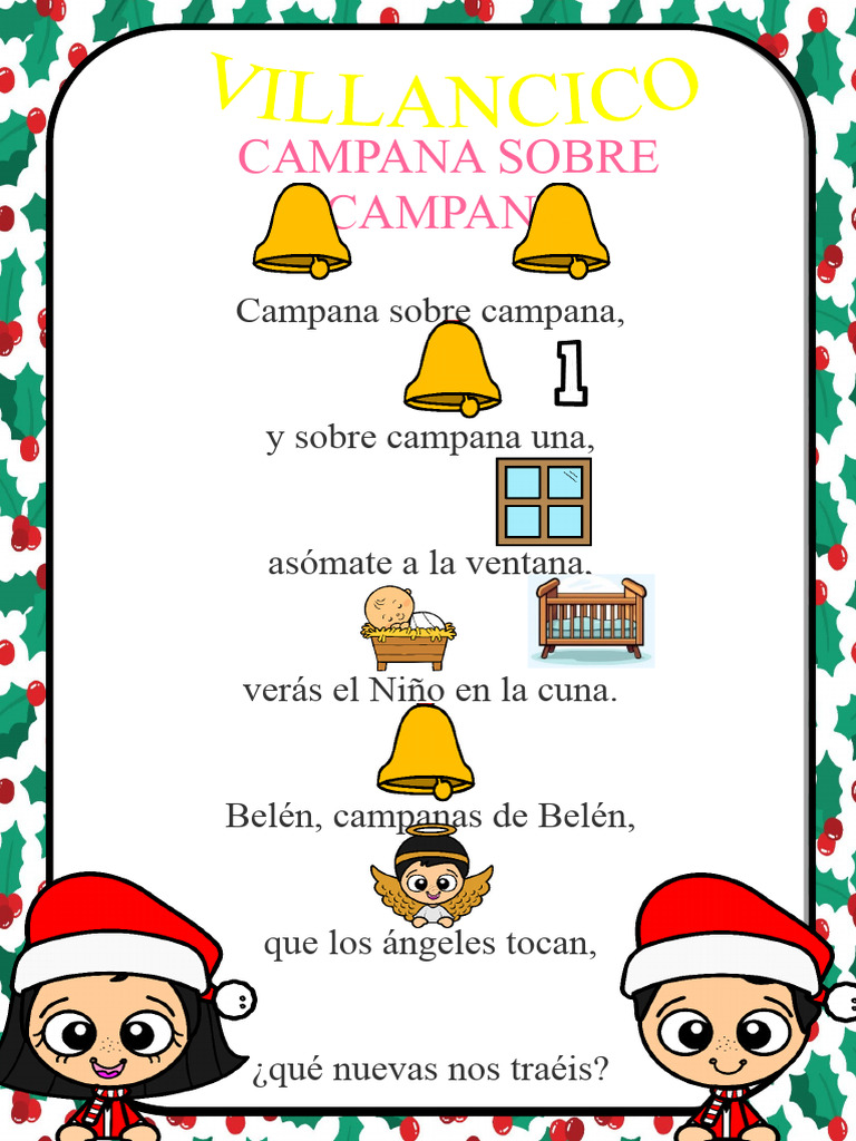 Pictogramas de Villancicos Navideños | PDF