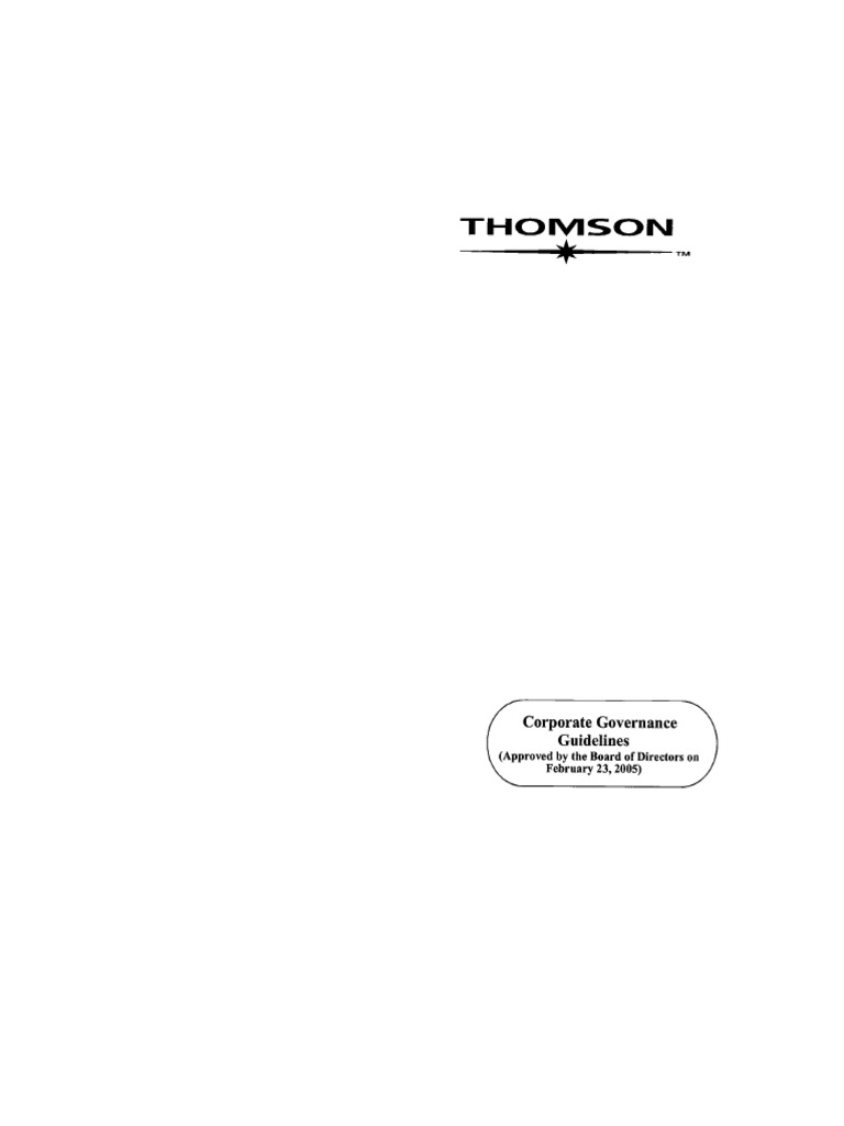 Corp Governance Guidelines Final | PDF