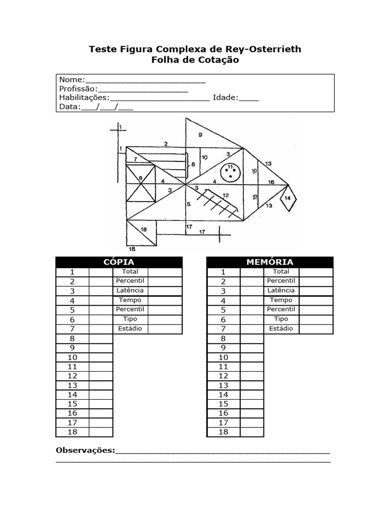 Protocolo Figura Complexa de Rey | PDF