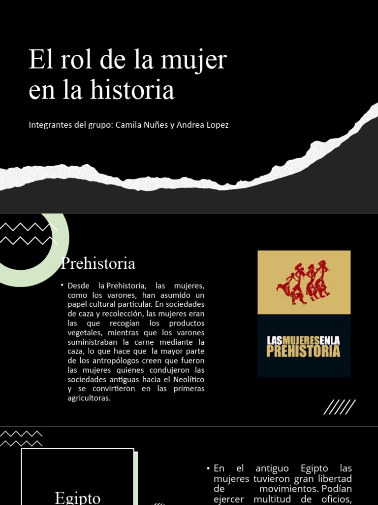 El rol de la mujer a través de la historia | PDF | Mujer