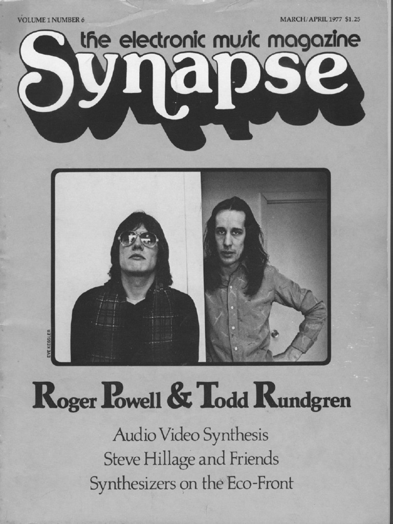 Synapse Vol 1 No 6 | PDF