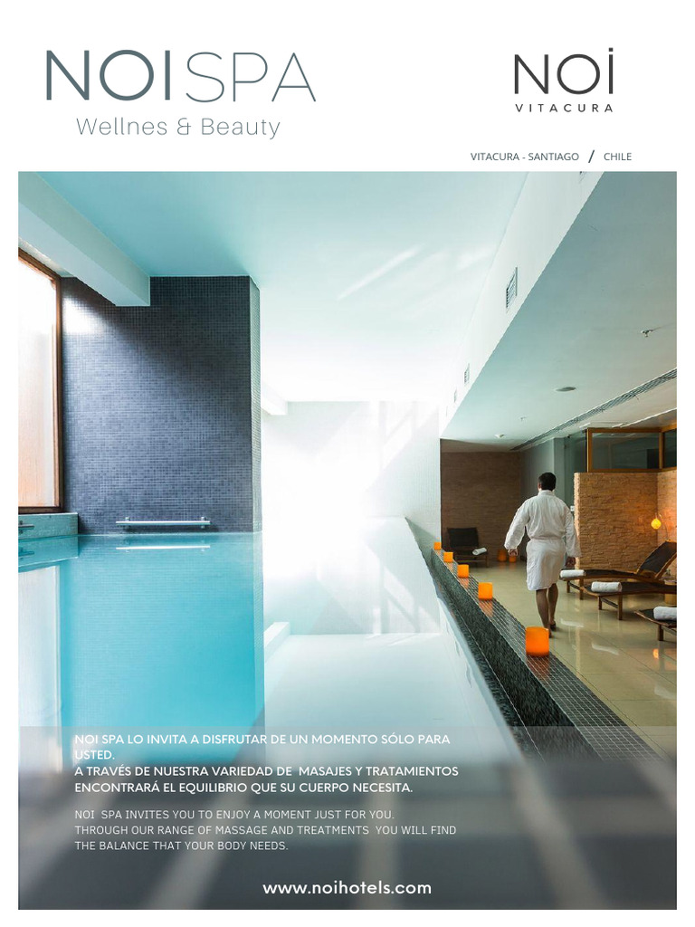 PriceList2023 Noi Spa | PDF | Masaje | Psicología somática