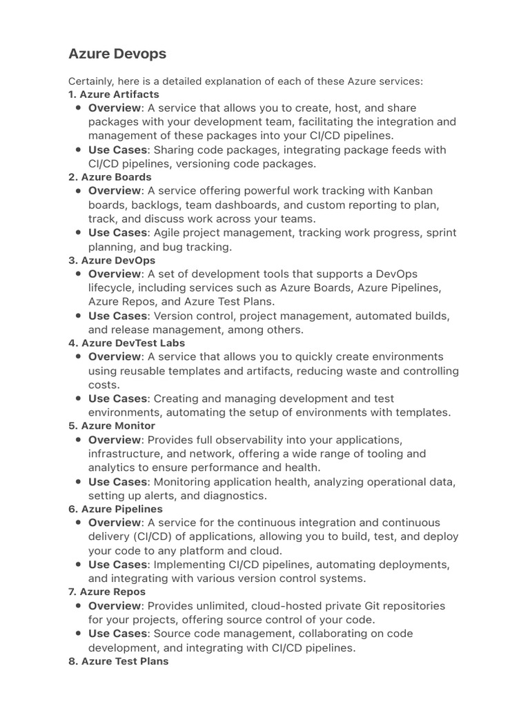 Azure Devops | PDF | Microsoft Azure | Cloud Computing