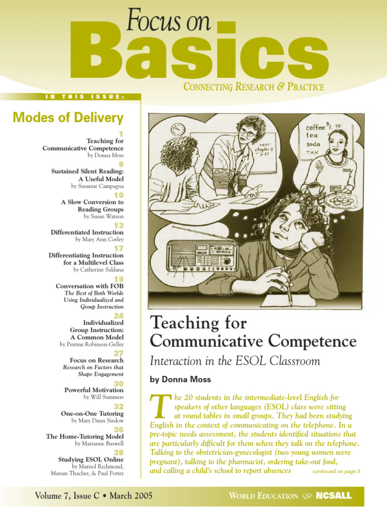 Fob 7c | PDF | Second Language Acquisition | English As A Second Or ...