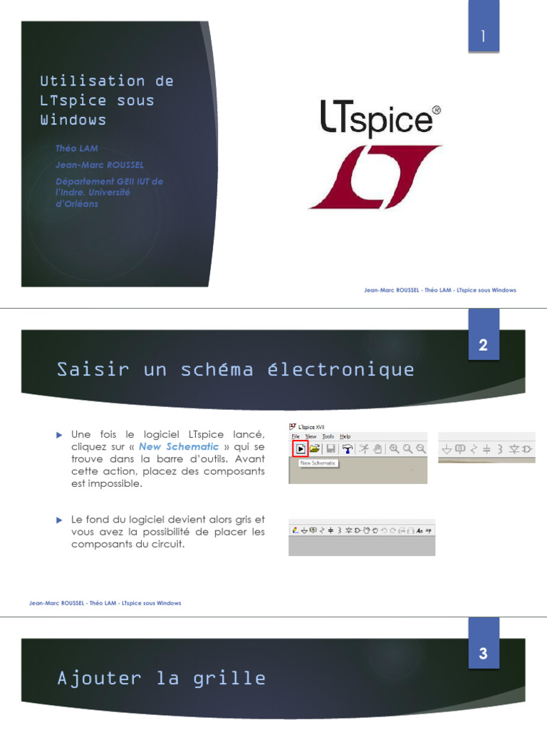 Guide d'utilisation de LTspice sous Windows | PDF | Amplificateur ...