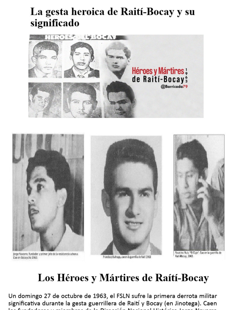 Gesta Heroica de Raití-Bocay 1963 | PDF | Frente Sandinista de ...