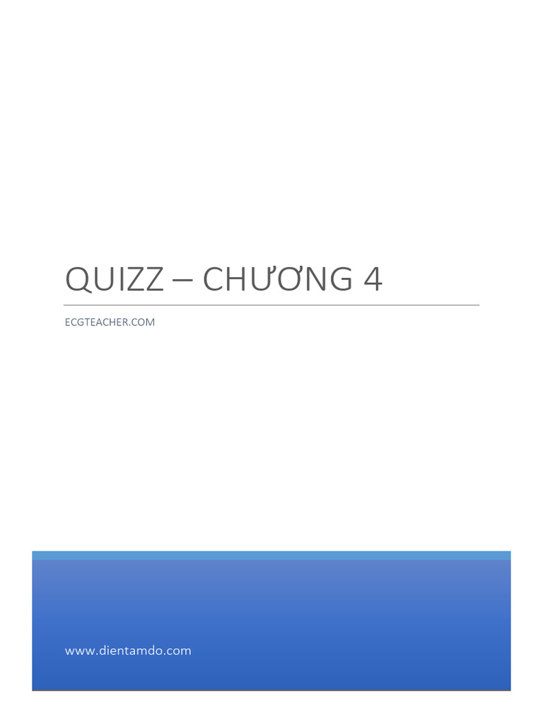 Quizz 4 | PDF