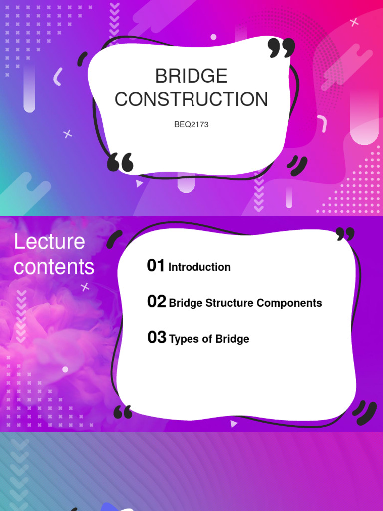 Bridge Construction Part 1 | PDF | Bridge | Deep Foundation