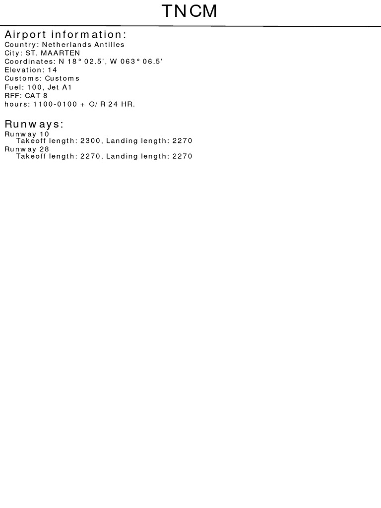 TNCM | PDF | Transport Buildings And Structures | Aerospace Engineering