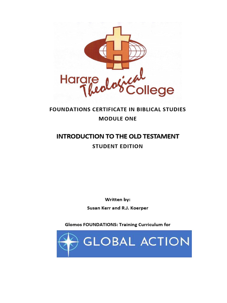 01-Old Testament Survey | PDF | Genesis Creation Narrative | Old Testament