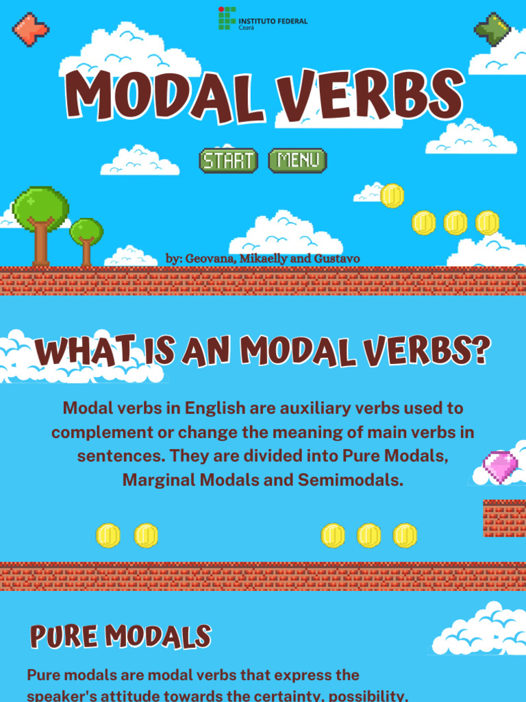 Modal Verbs - Presentation | PDF | Verb | Syntax